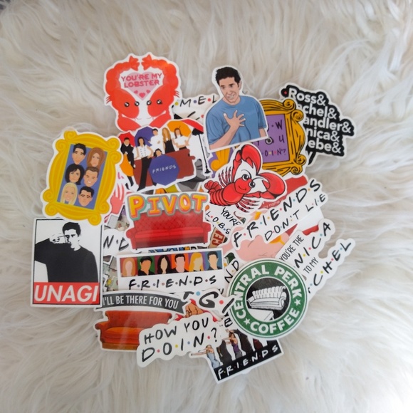 FRIENDS | Accessories | 34 Friends Tv Show Stickers | Poshmark